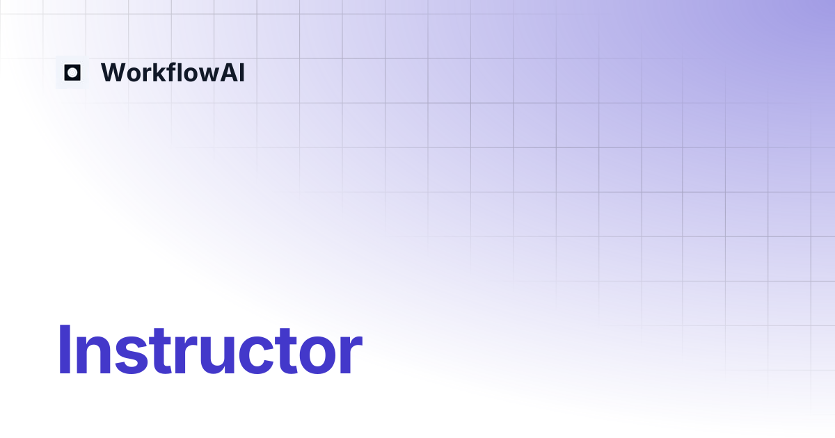 instructor-workflowai